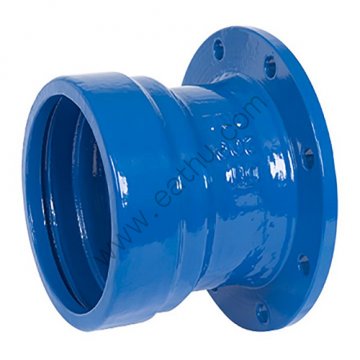 Ductile Iron Push-on Fitting EN545 ISO2531- T-type Flanged Socket - Buy ...