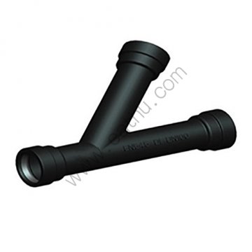 Ductile Iron Push-on Fitting EN545 ISO2531- All Sockets Tee With 45° Angle Branch - Buy Ductile ...