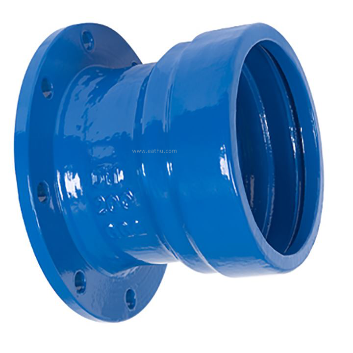 Ductile Iron Push-on Fitting EN545 ISO2531- T-type Flanged Socket - Buy Ductile Iron PVC UPVC ...